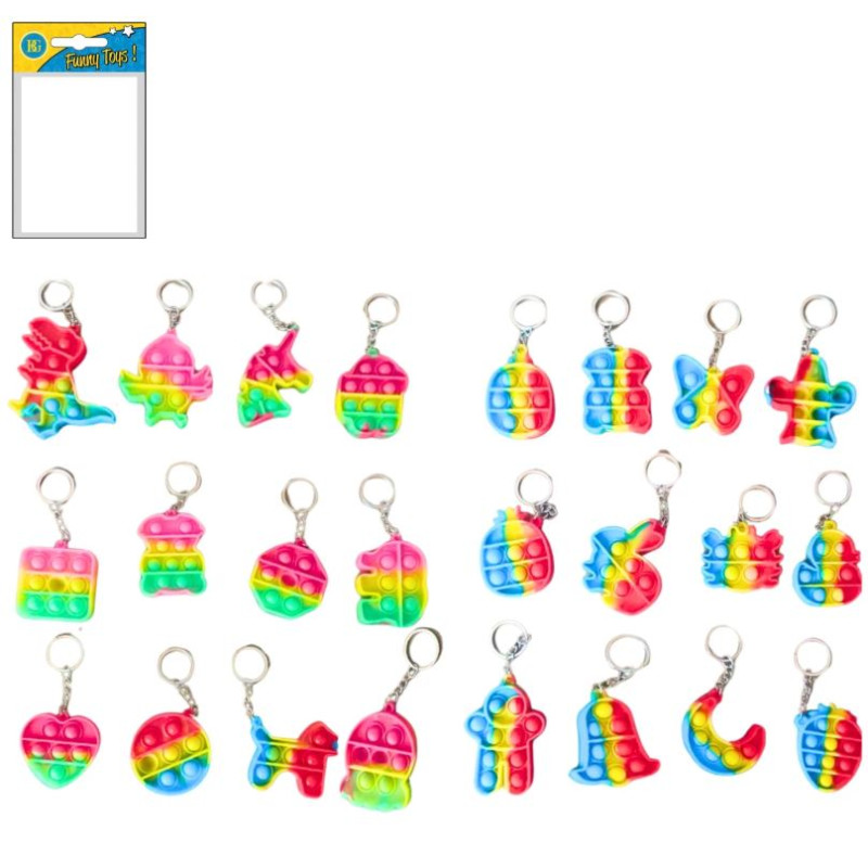 PORTE CLE POP IT 6.5CM - Ouest Fetes
