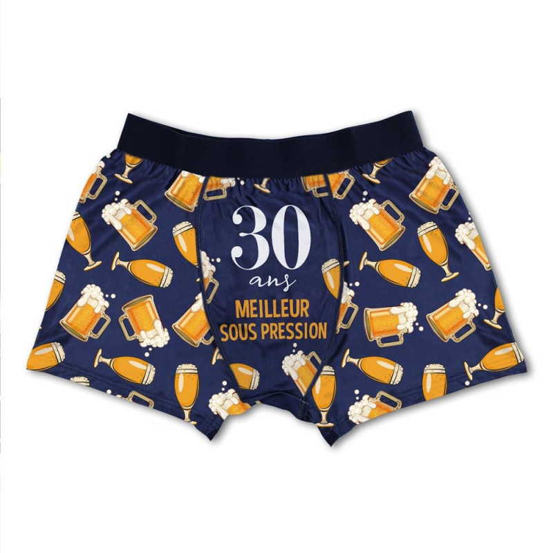 BOXER 30 ANS TAILLE M - Ouest Fetes