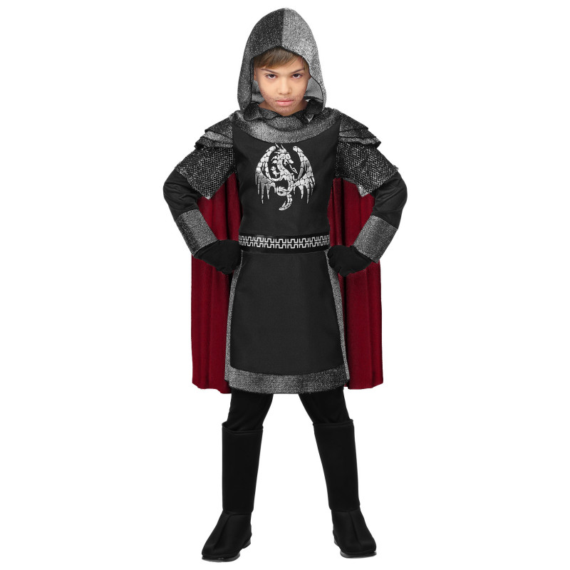 COSTUME CHEVALIER NOIR 140CM - Ouest Fetes