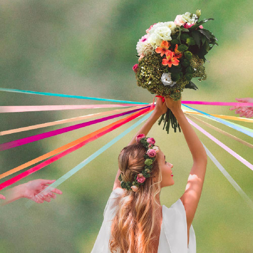 JEU DES RUBANS MARIAGE - Ouest Fetes